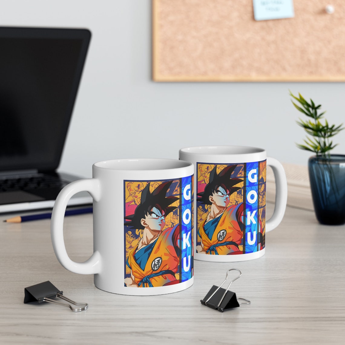 Dragon Ball Goku Ceramic Mug (white) (11oz) - Etsy