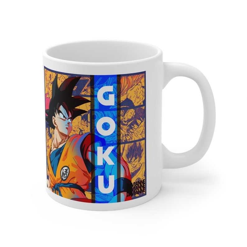 Dragon Ball Goku Ceramic Mug (white) (11oz) - Etsy