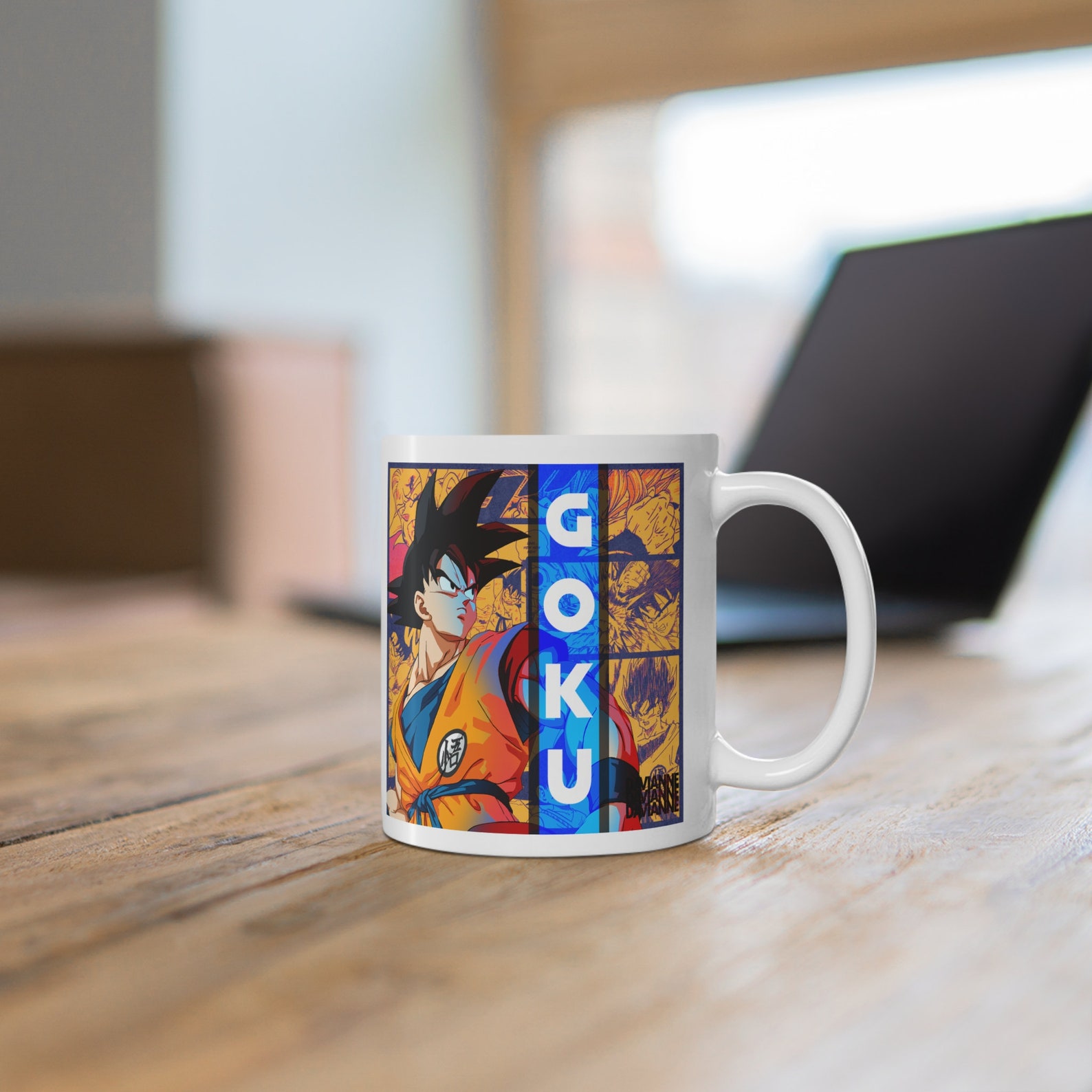 Dragon Ball Goku Ceramic Mug (white) (11oz) - Etsy
