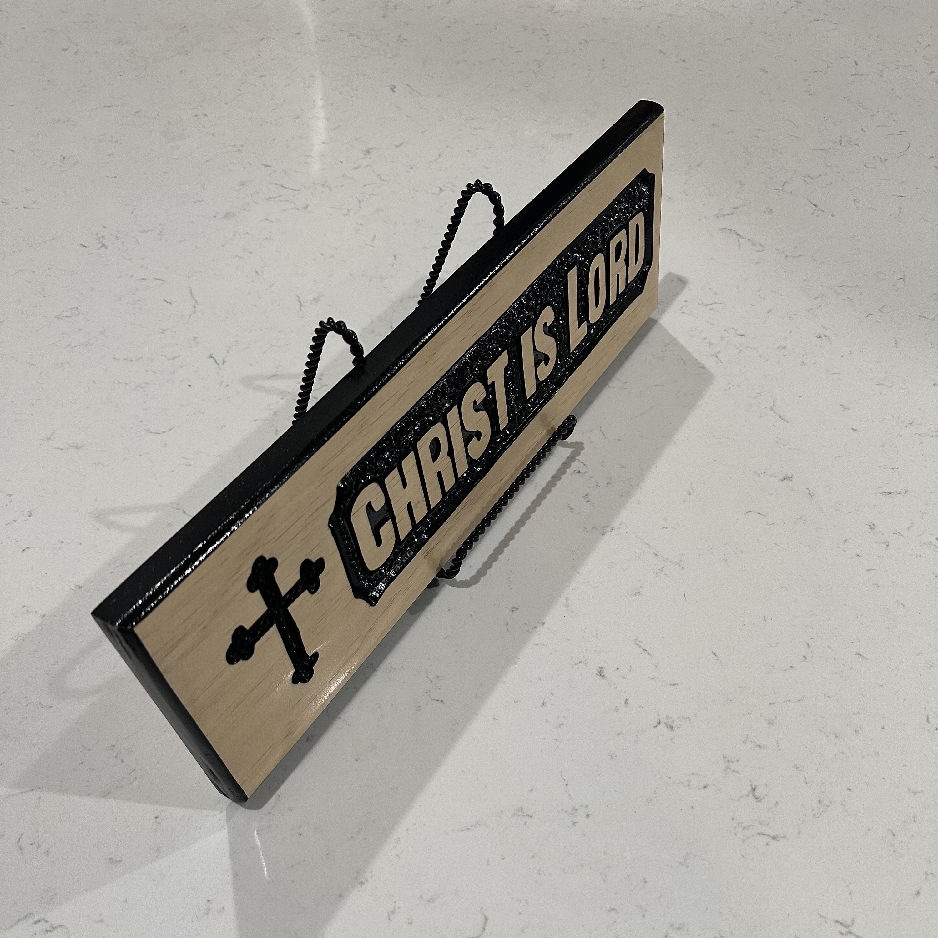 Christ is Lord Wood Sign - Etsy