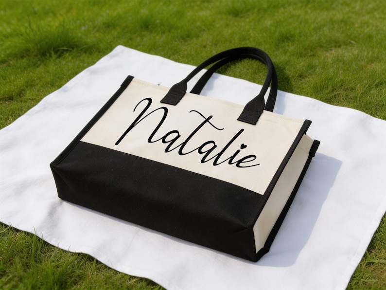 Personalized College Tote Bag, Custom School Logo Tote Bag, Nametote ...