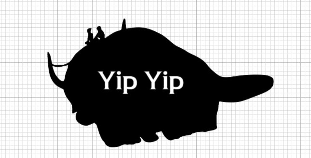 Avatar the Last Airbender Appa Vinyl Decal - Etsy