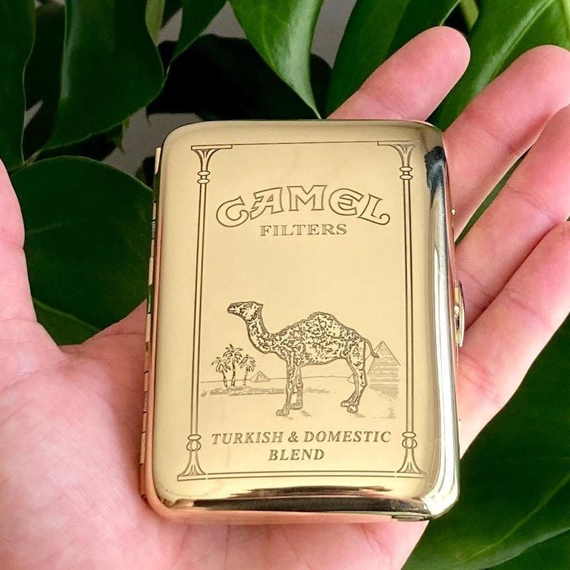 Vintage Cigarette Case - Etsy
