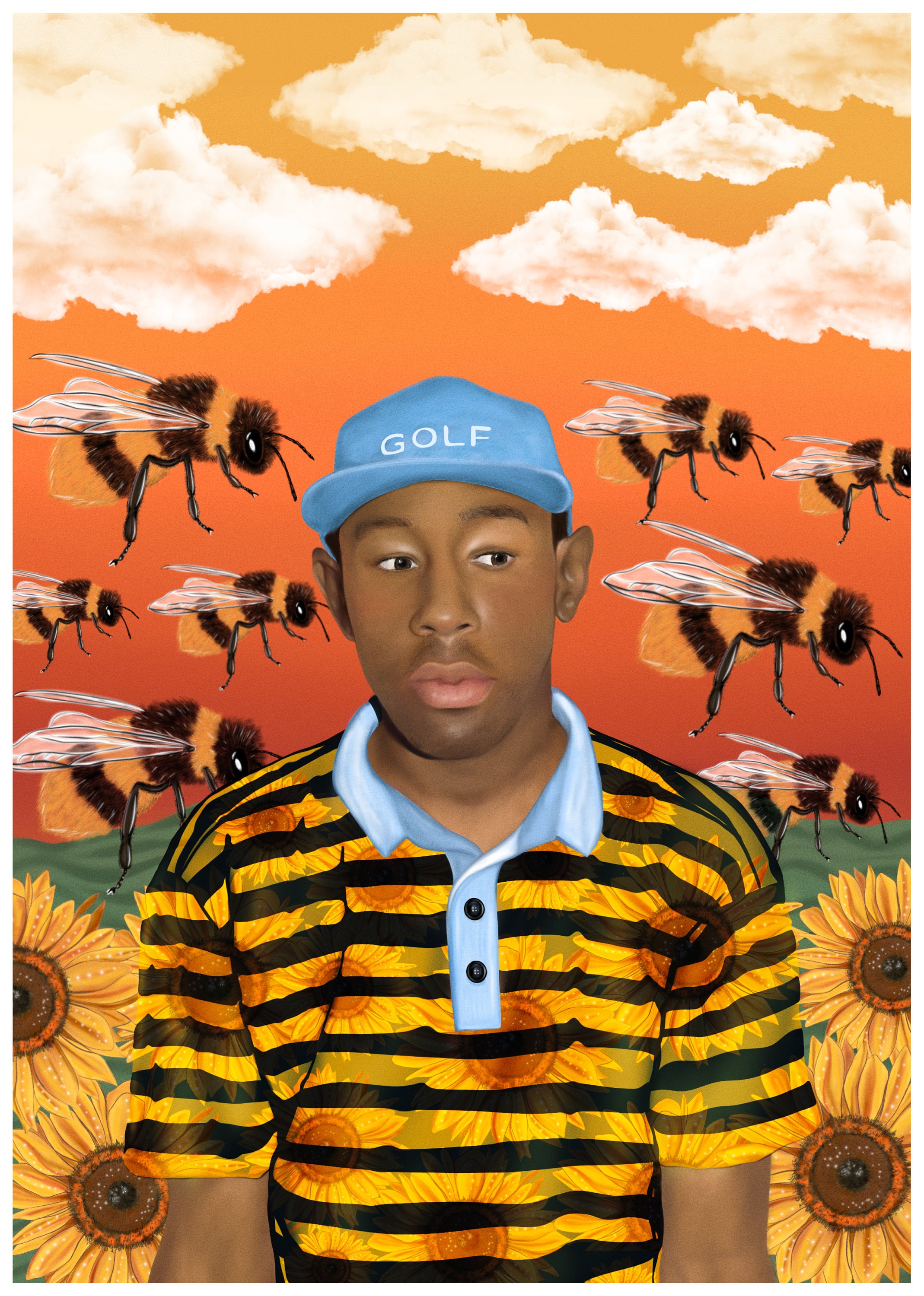 Tyler the Creator Print / A4 Print on Recycled Paper / Tyler the ...
