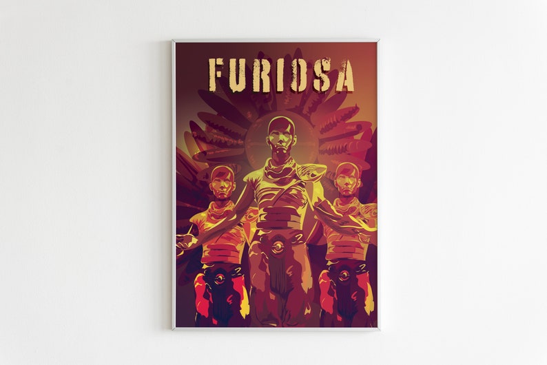 Illustrated Poster of the Film “furiosa” From the MAD MAX Saga - Etsy
