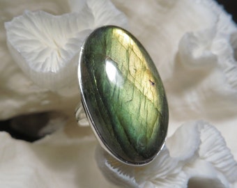 Iridescent Rough Golden Astrophyllite Ring Size 7.75 - Etsy