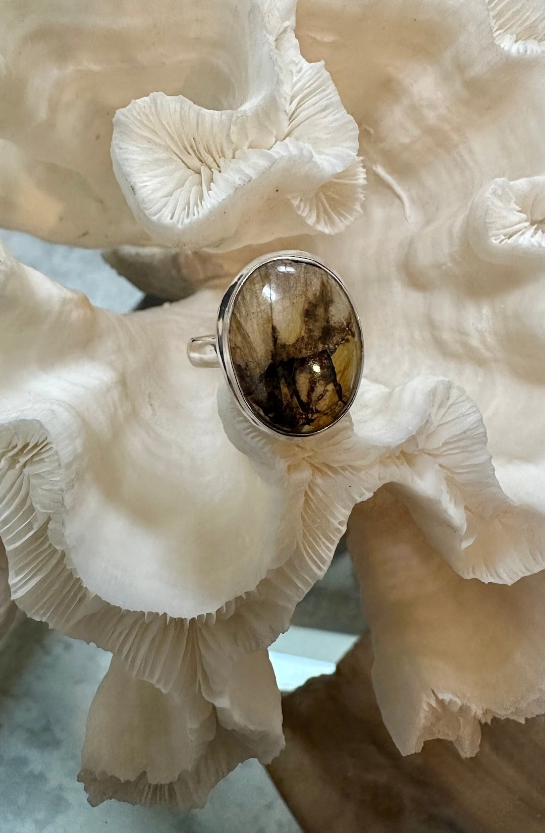 Beautiful Rare Blue John Ring Size 9.25 - Etsy