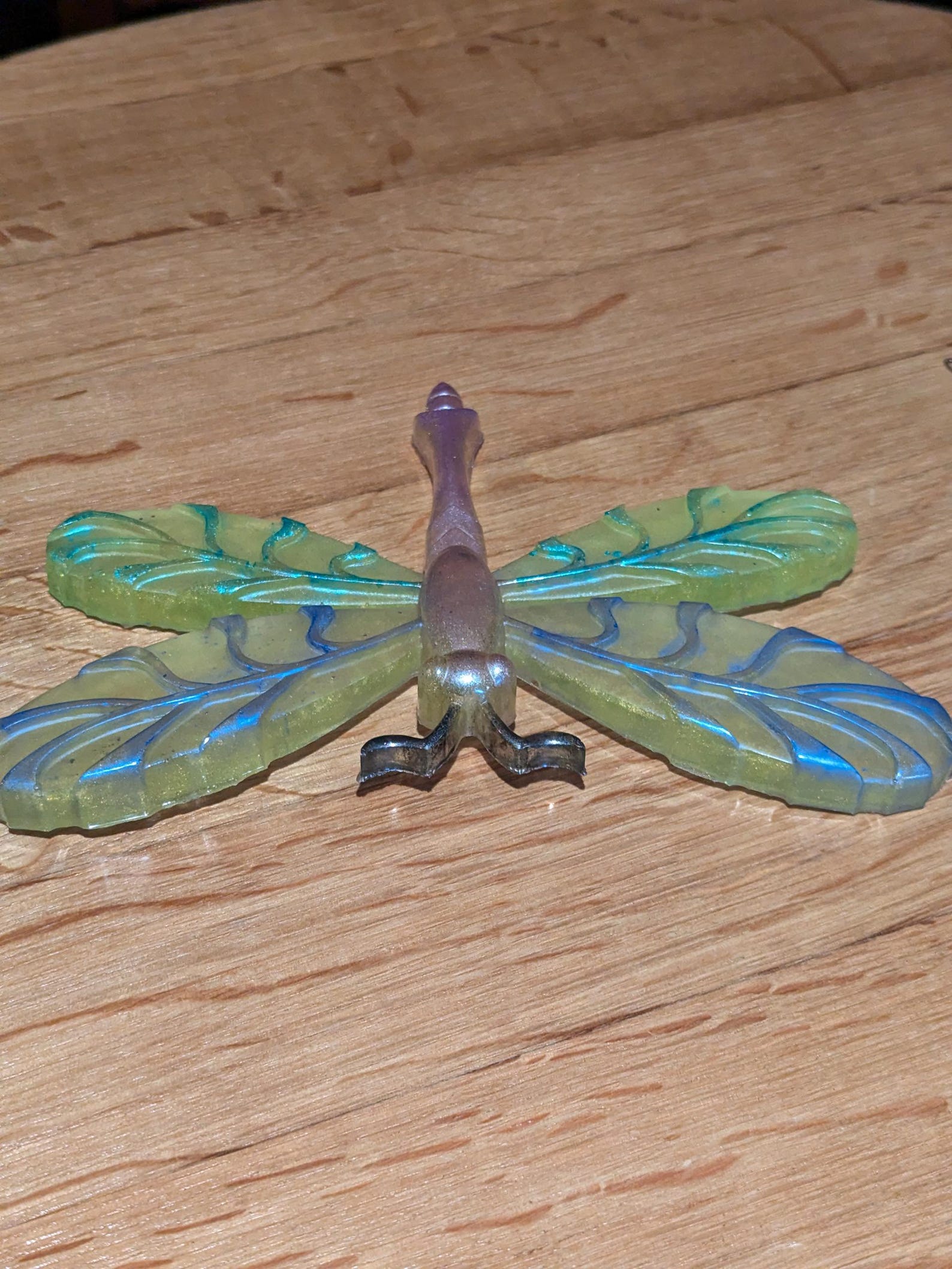 Colorful Dragonfly Resin Decoration Paperweight | Unique Desk Decor ...