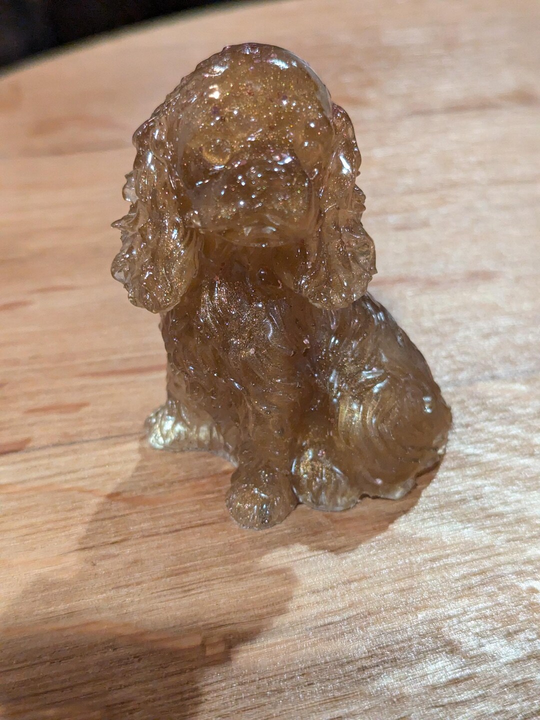 Resin Cocker Spaniel Figurine | 3" Tall Cute Dog Statue | Perfect Gift ...