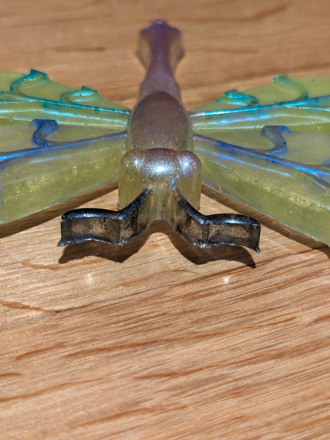 Colorful Dragonfly Resin Decoration Paperweight | Unique Desk Decor ...