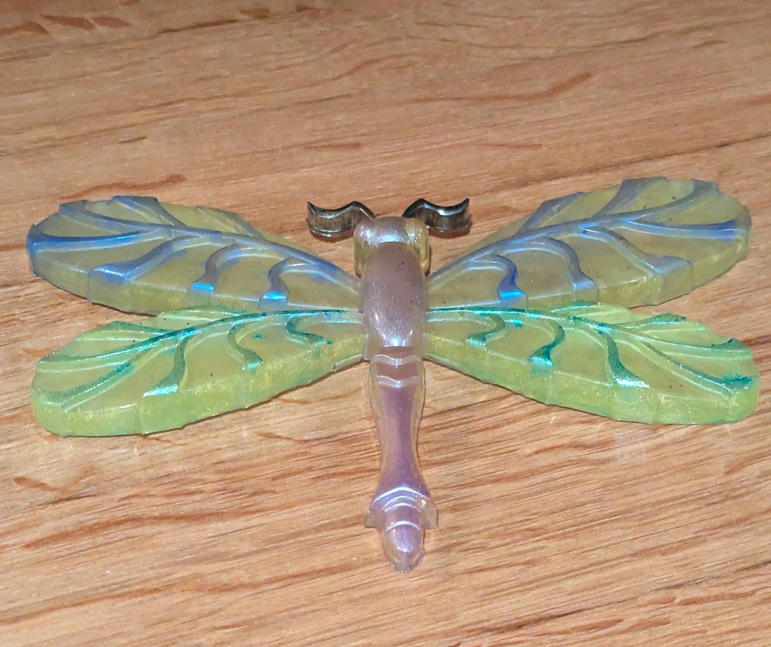 Colorful Dragonfly Resin Decoration Paperweight | Unique Desk Decor ...