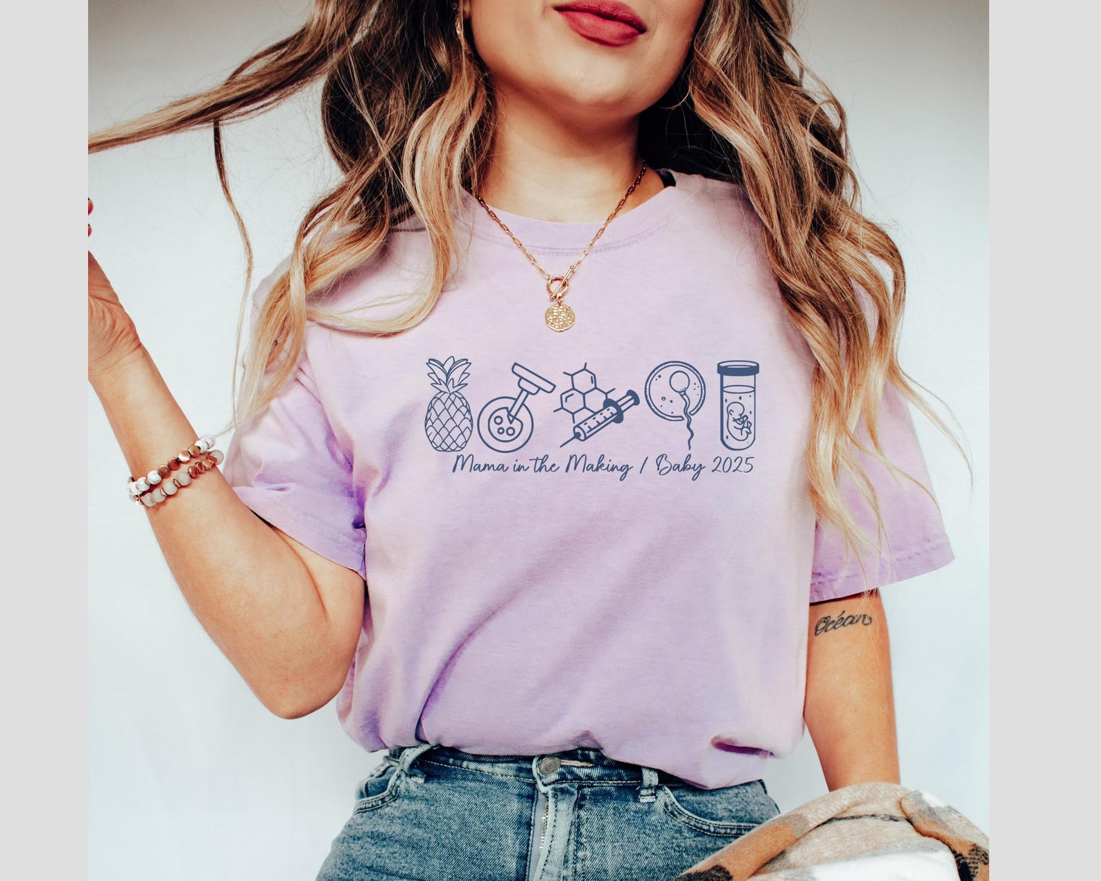 Custom IVF Transfer Day Shirt Embryo Transfer Lucky Shirt IVF Journey ...
