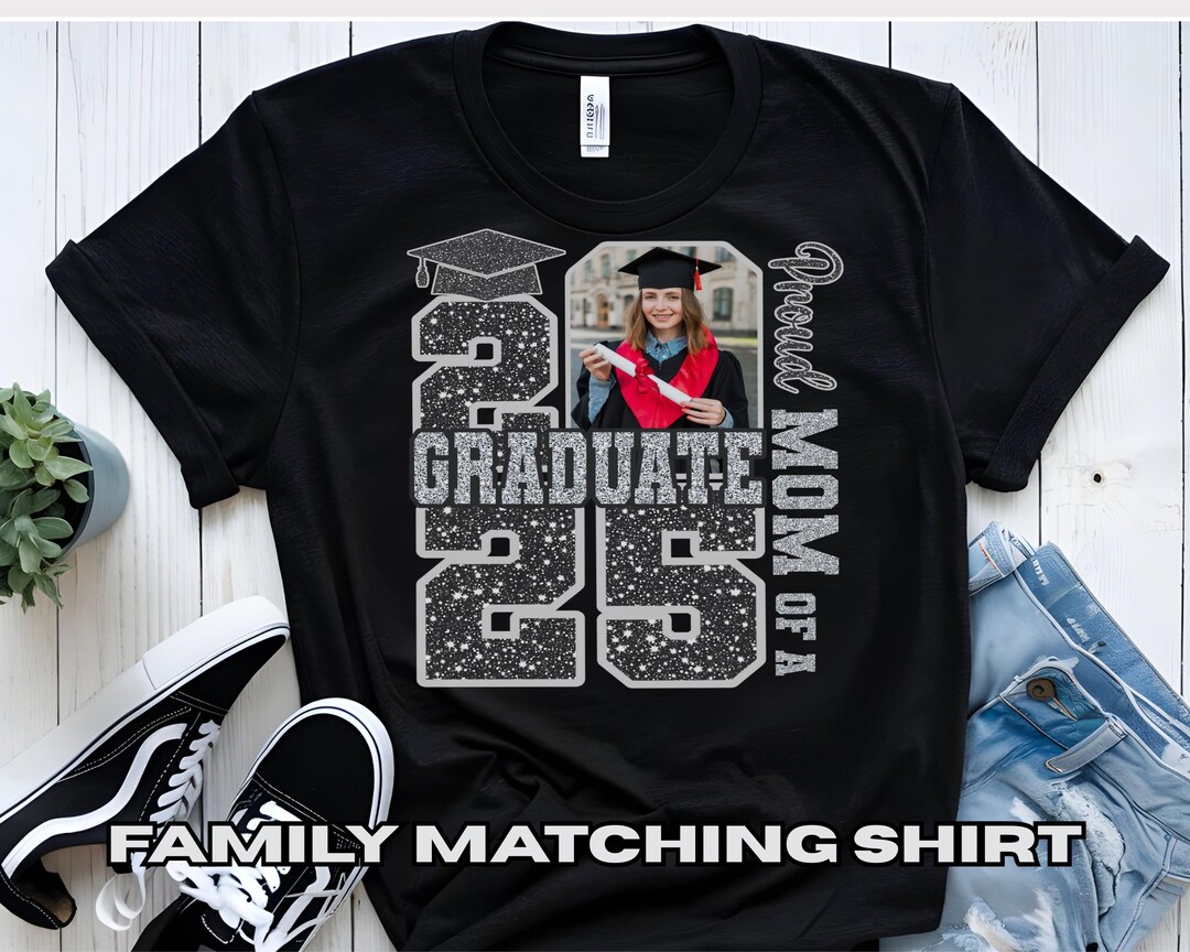 Family Matching Graduation Tshirts Custom Class of 2025 Graduate Tee ...