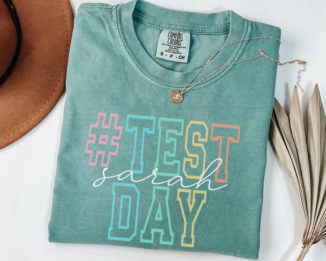 Matching State Testing Shirts Teacher Test Day Shirt Custom Exam Day ...