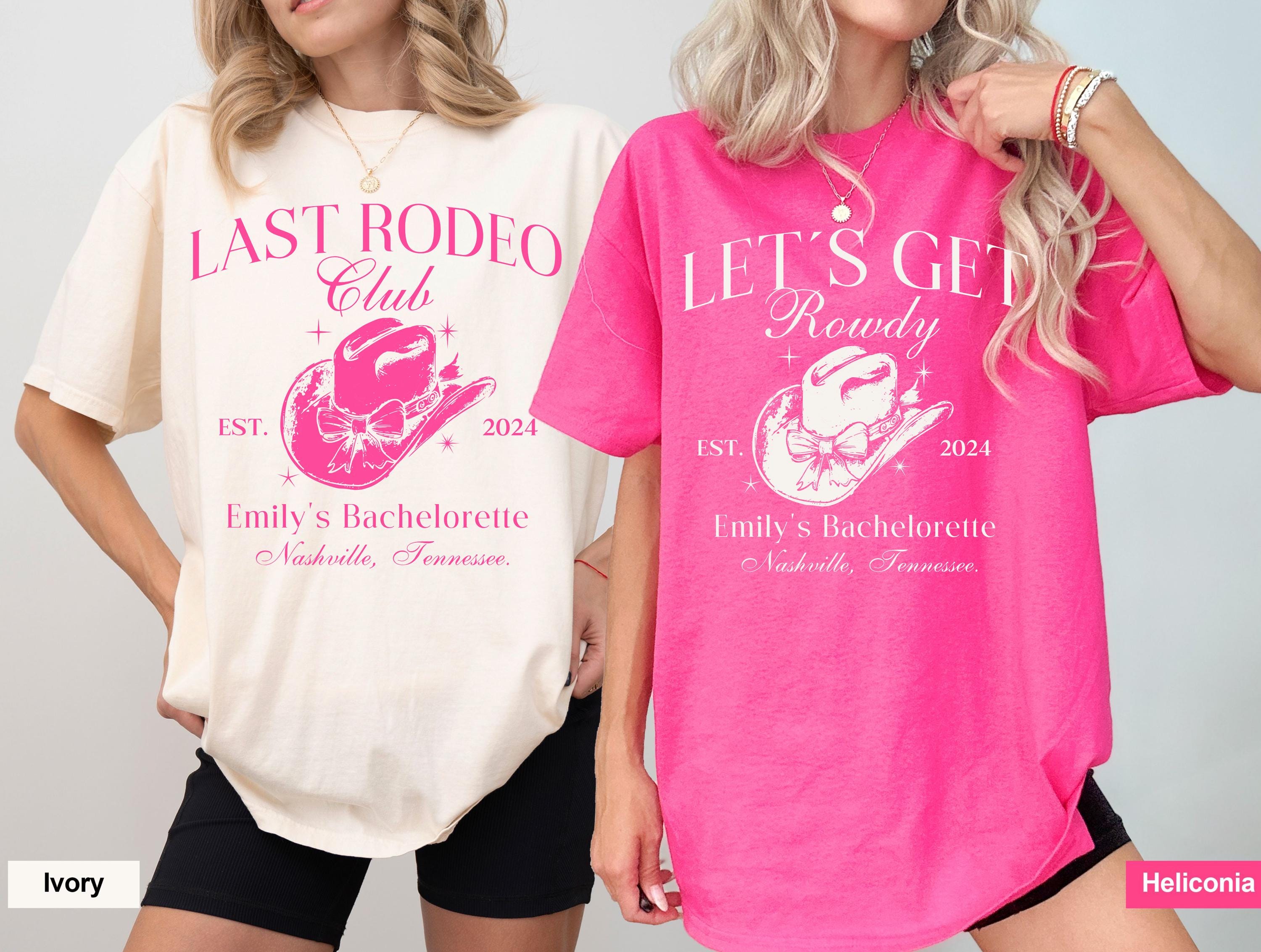 Last Rodeo Bachelorette Shirt, Custom Western Bachelorette Shirt ...