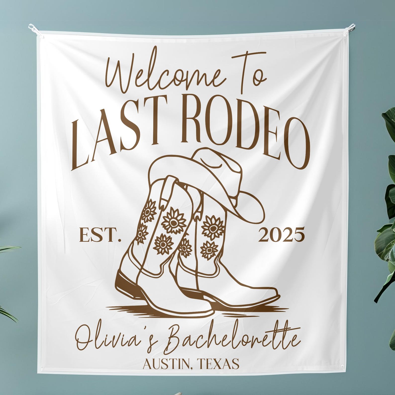 Lets Get Rowdy Party Sign, Last Rodeo Bachelorette Party Banner, Austin ...