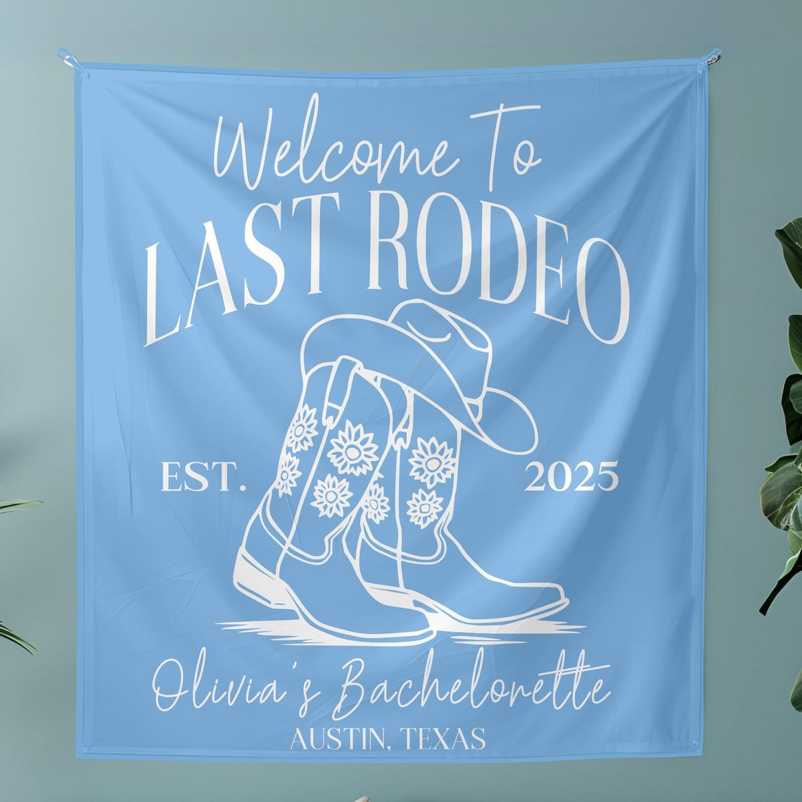 Lets Get Rowdy Party Sign, Last Rodeo Bachelorette Party Banner, Austin ...