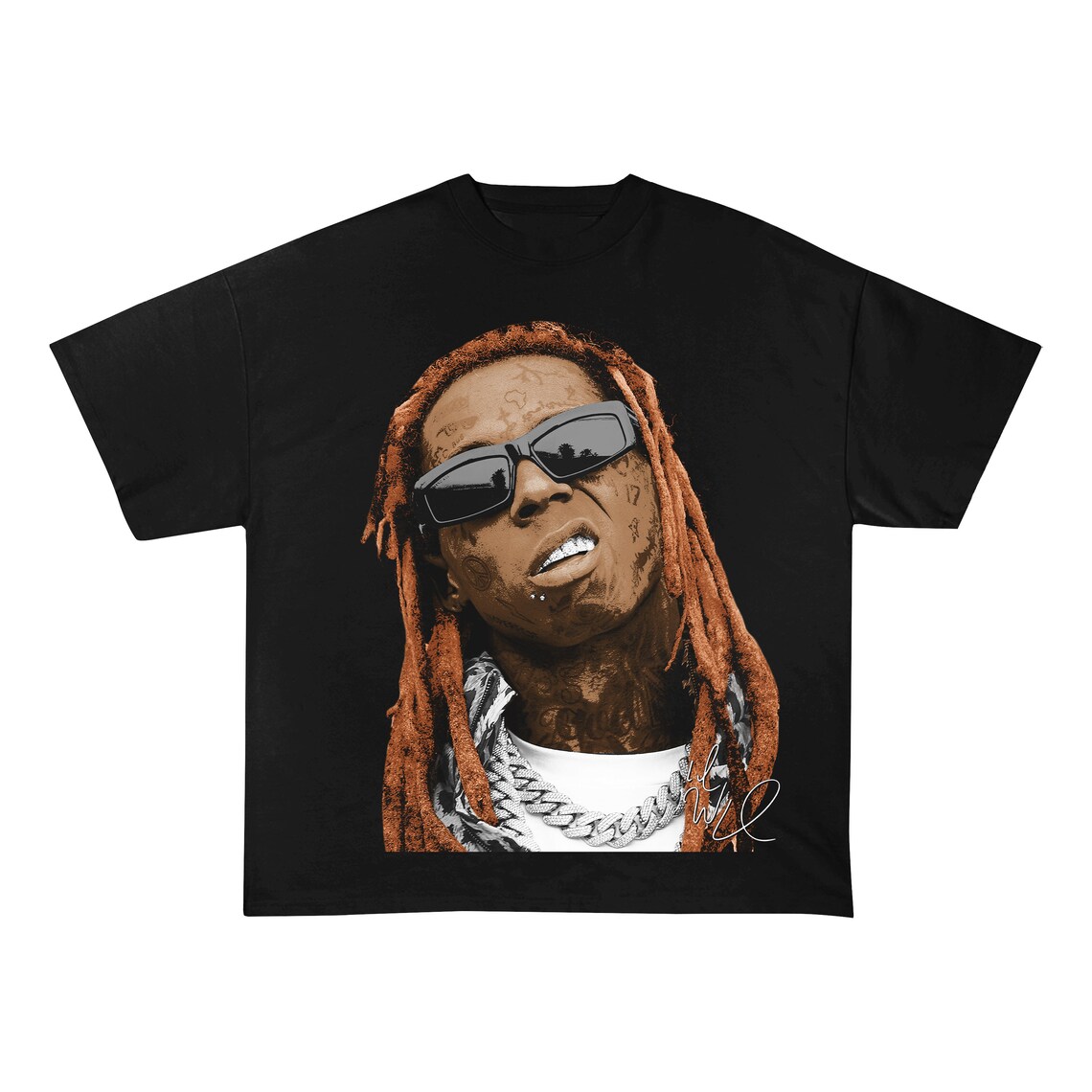 LIL WAYNE T Shirt Design. PNG Digital 4500x5100 Px. Rapper Rap, Hiphop ...
