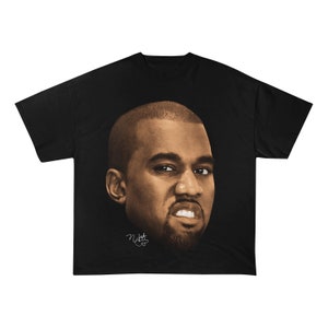 Kanye West Png RAP Bootleg T-shirt Design Digital File, 300 Dpi, PNG ...
