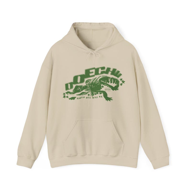 DOECHII Hoodie, Doechii Swamp Princess Concert Light Sand Pullover ...