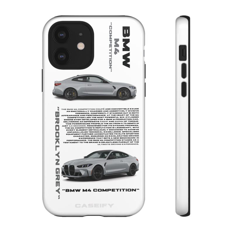 BMW M4 Competition - White - CASEIFY Apple & Samsung Phone Cases - Etsy