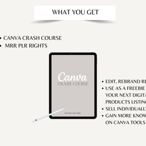 Canva Crash Course, Canva Ebook, Canva Guide, Stan Store Guide, Master ...