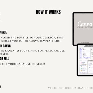 Canva Crash Course, Canva Ebook, Canva Guide, Stan Store Guide, Master ...
