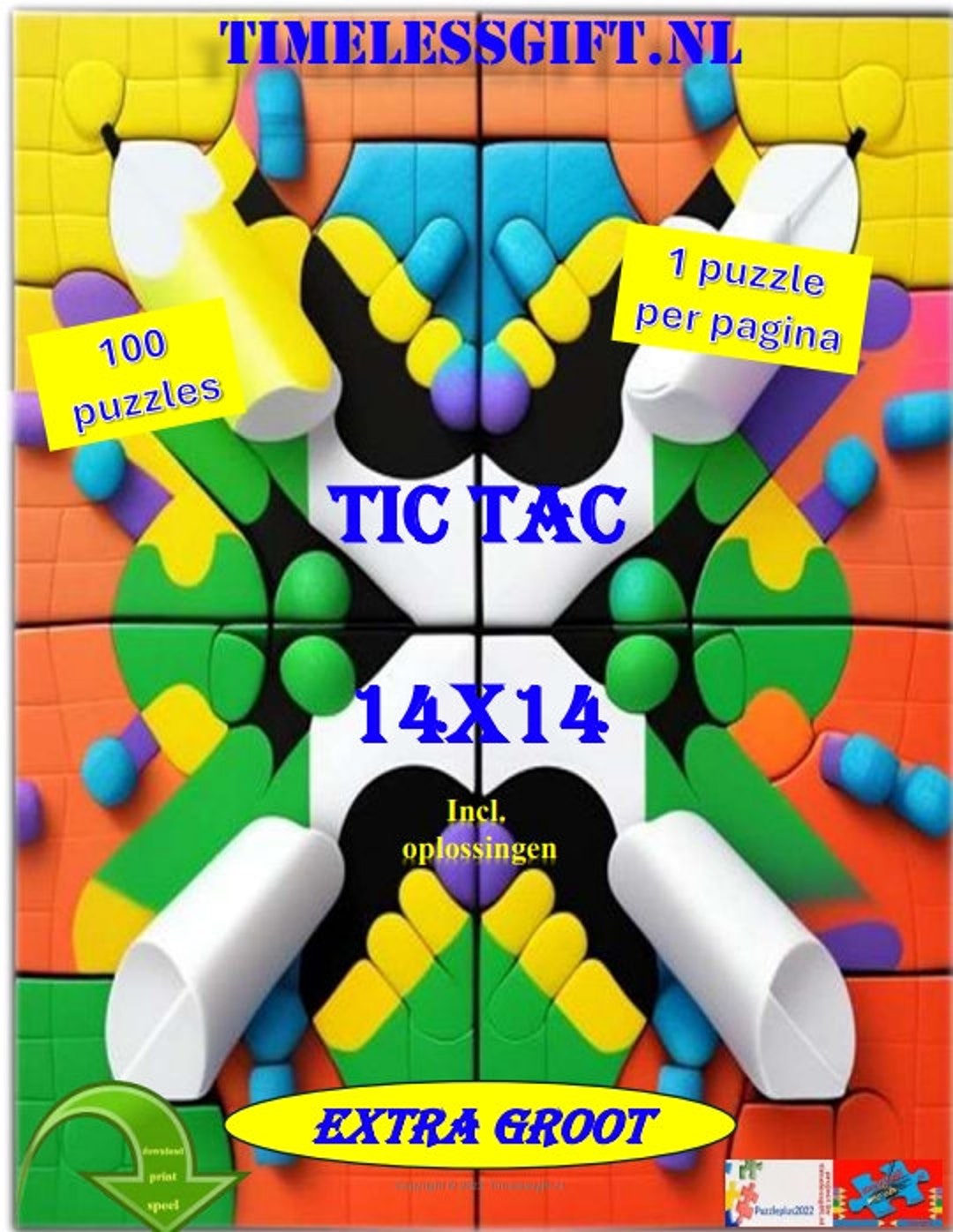 Tic Tac Logic EXTRA LARGE, Tic Tac Logic Puzzle Book, 1 Puzzle per Page ...