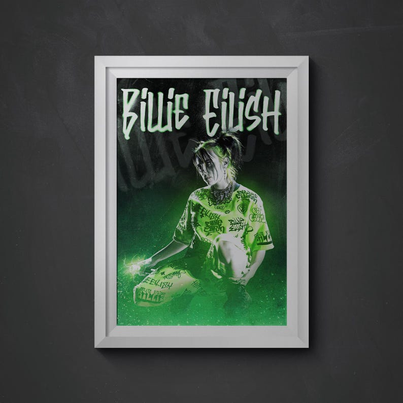 Billie Eilish A4 Print Hit Me Hard and Soft Tour Wall Art Home Decor ...