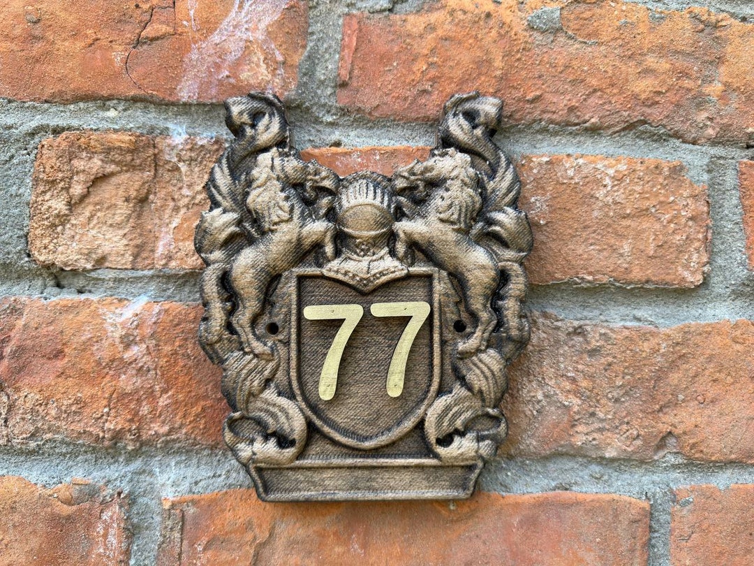 House Modern Custom Business Wood Address Sign House Door Large Address ...