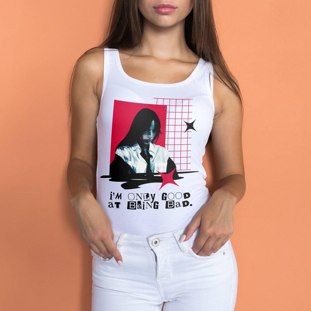 Im Only Good at Being Bad Tank Top Woman - Etsy