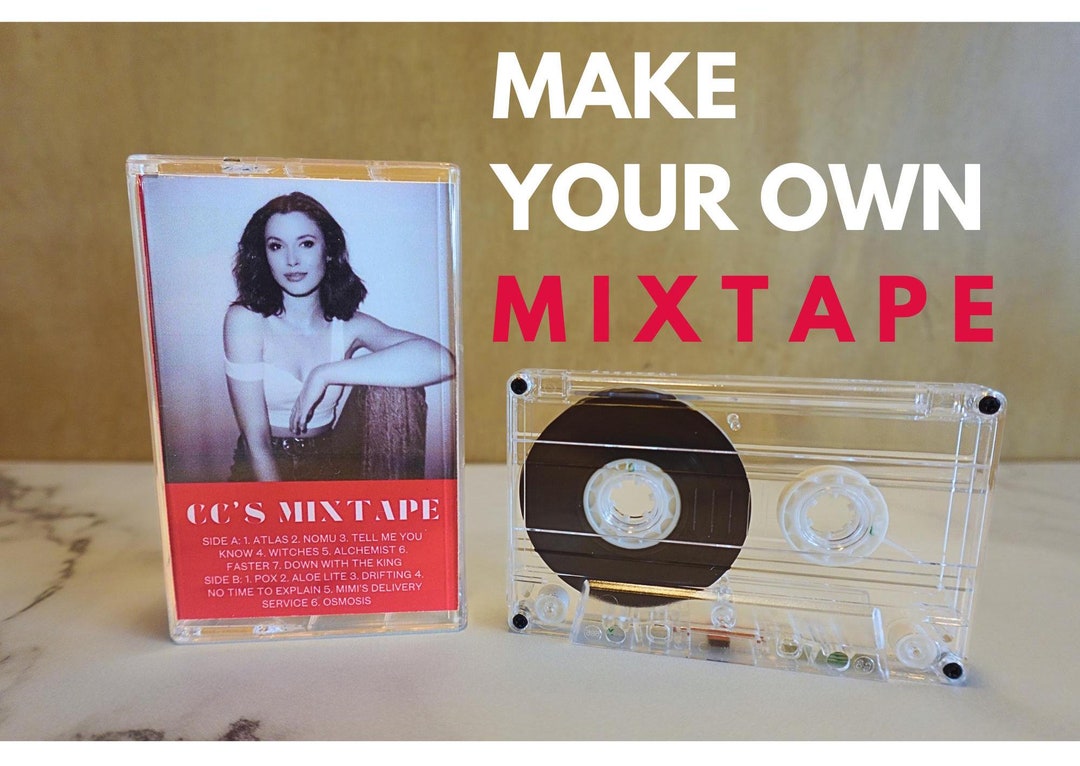 Custom Cassette Mixtape Make Your Own Mixtape 45, 60, 90 Minute ...