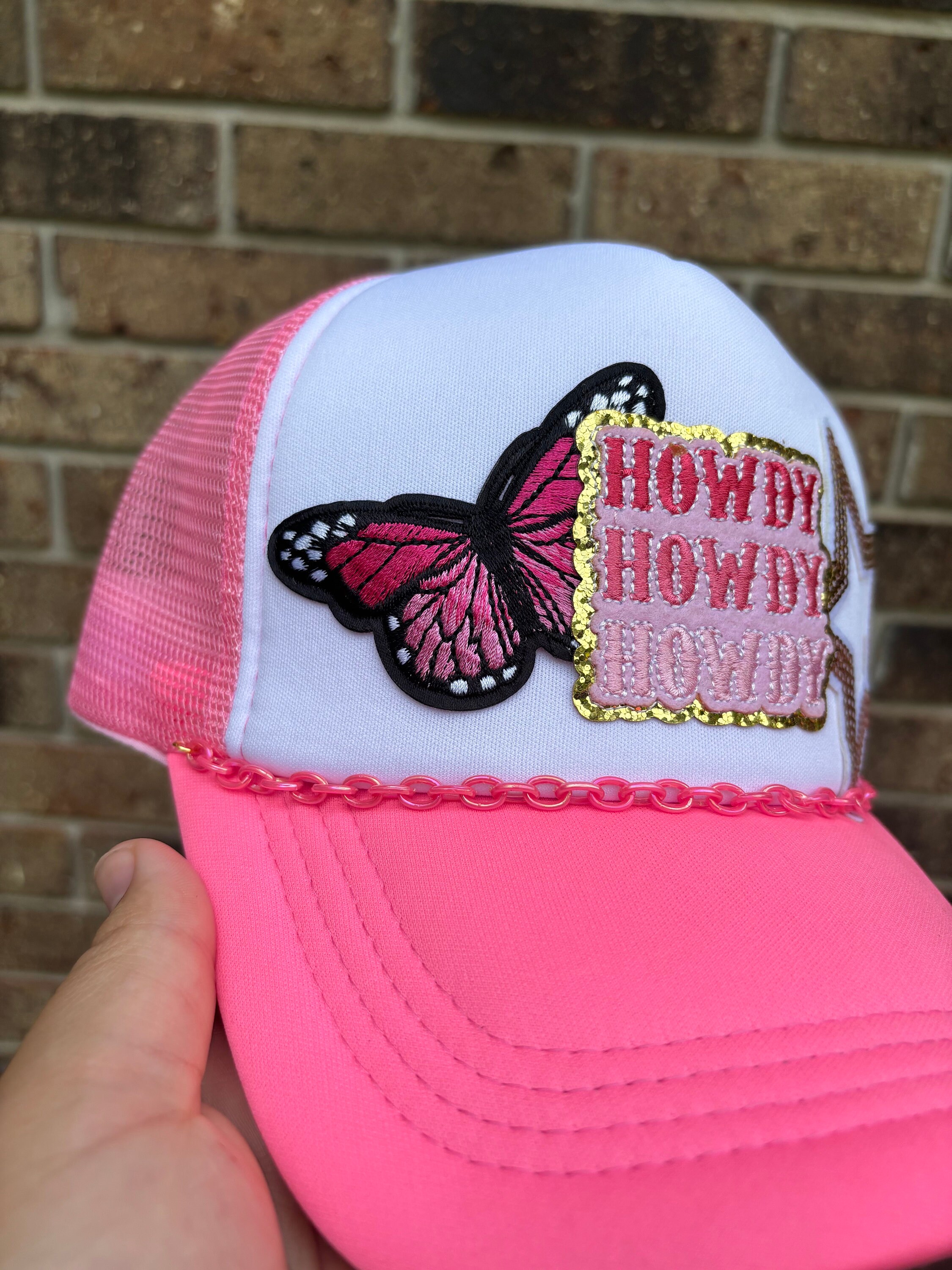 Howdy Cowboy Handmade Embroidered Patch Trucker Hat - Etsy