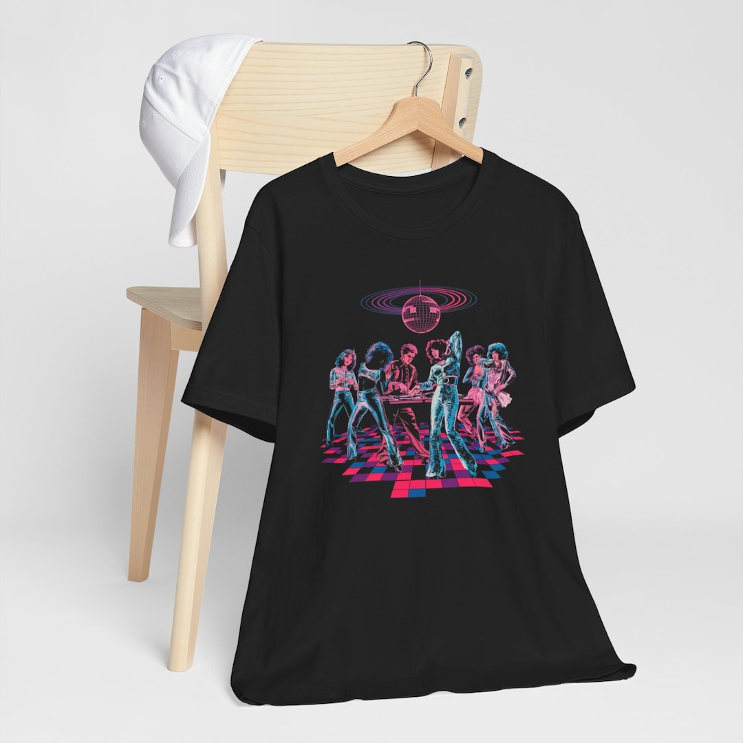 Retro Disco Vibrant Colorful Pop Art Dance Music Party Fashion Vintage ...
