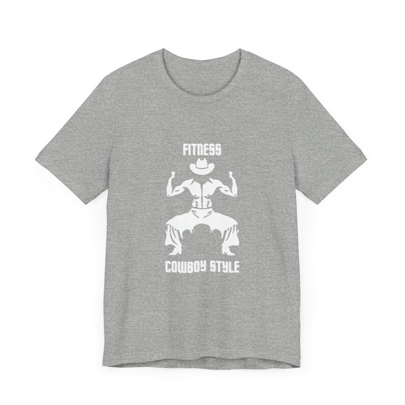 Cowboy Fitness Muscles Hat Western Chaps Strength Pose Flexing ...
