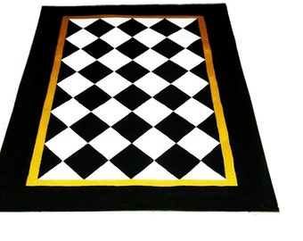 Harlequin rug | Etsy