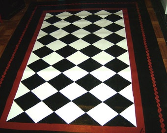 Harlequin rug | Etsy