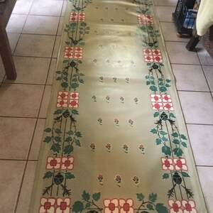 FLOORCLOTH Hand Painted Canvas Rug 3'x6' - Etsy