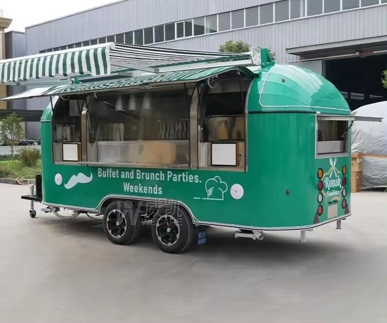 WK-500SG New Commercial Catering BBQ Grill Fast Food Cart Trailer ...