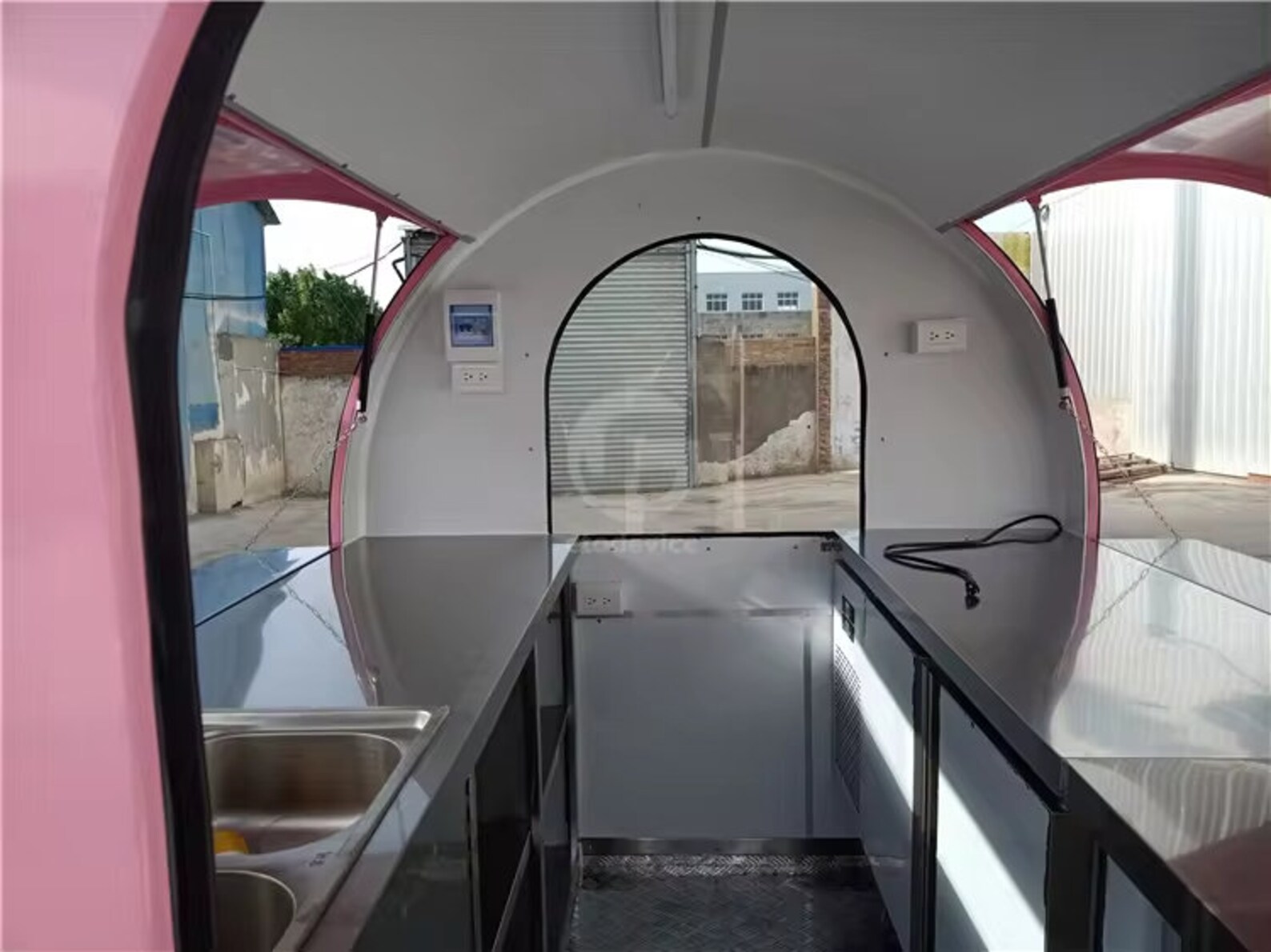 Small Buffet Bakery Shop Street Food Trailer,mobile Cart Trailer With ...