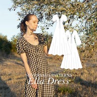 Ines Dress Just Patterns PDF Sewing Pattern Size 34-60 - Etsy