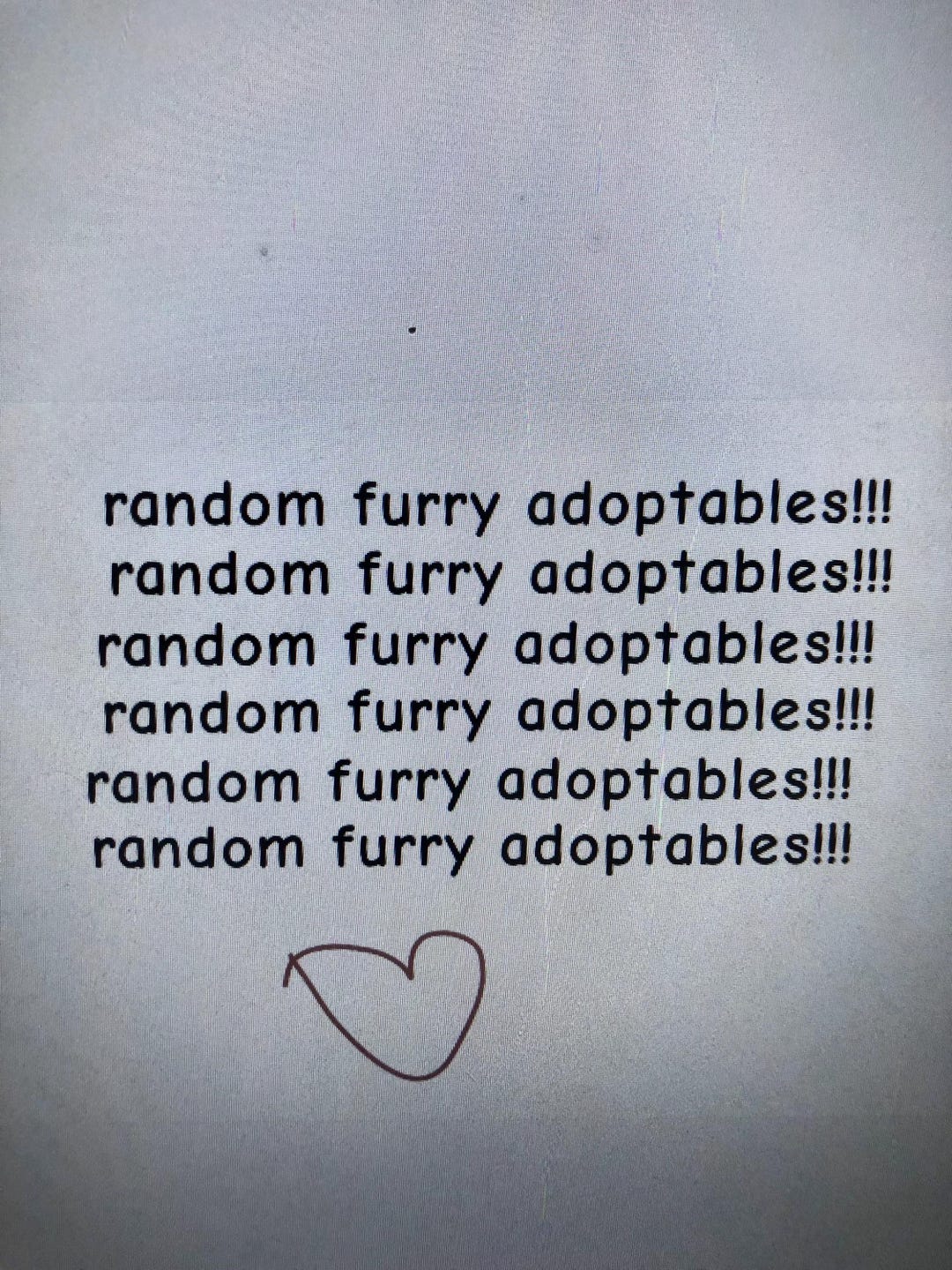 Random Furry Adoptables READ DESC - Etsy