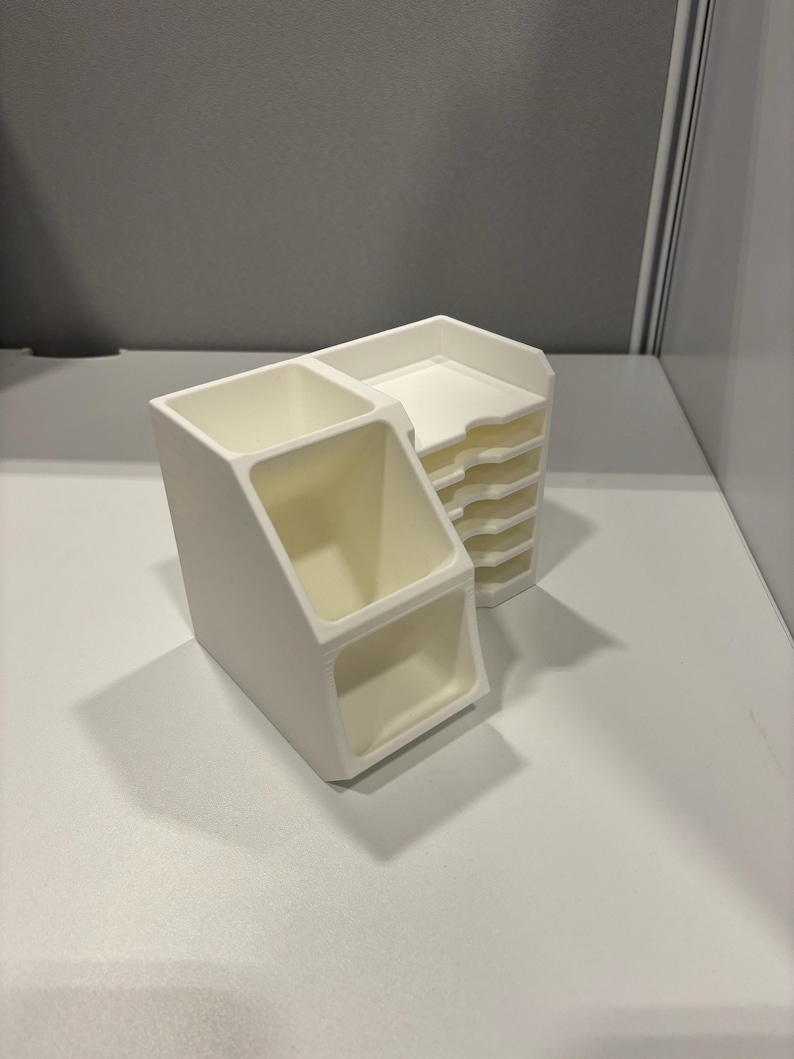 Desk Organizer: Modern Minimalist Office Caddy | 3D Printed - Etsy