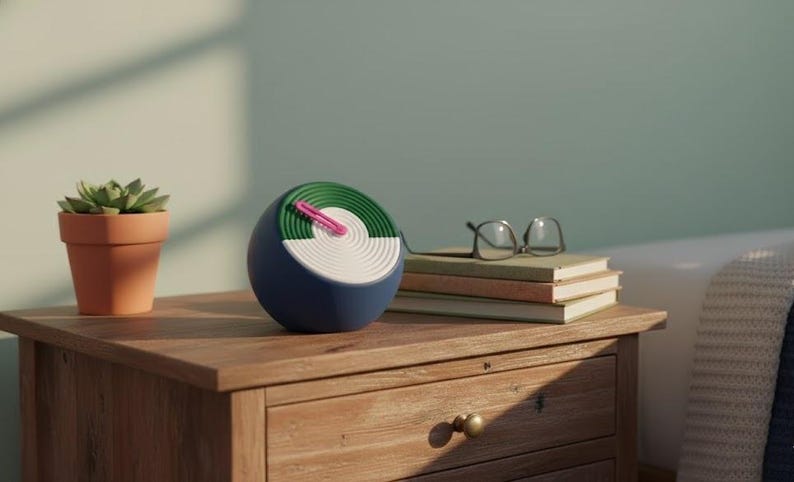 Customizable Modern Sphere Clock | Artistic Geometric Home Decor ...