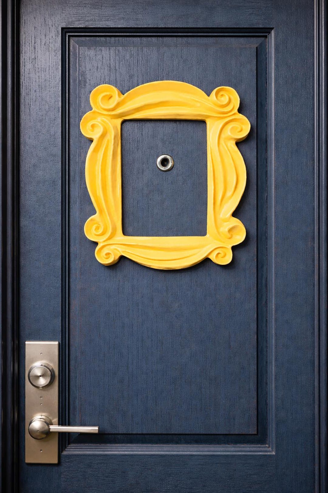 The Iconic Sitcom Apartment Peephole Frame | 90s Television Nostalgia ...