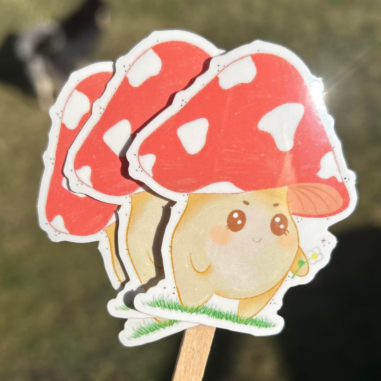 Mushroom Sticker - Etsy