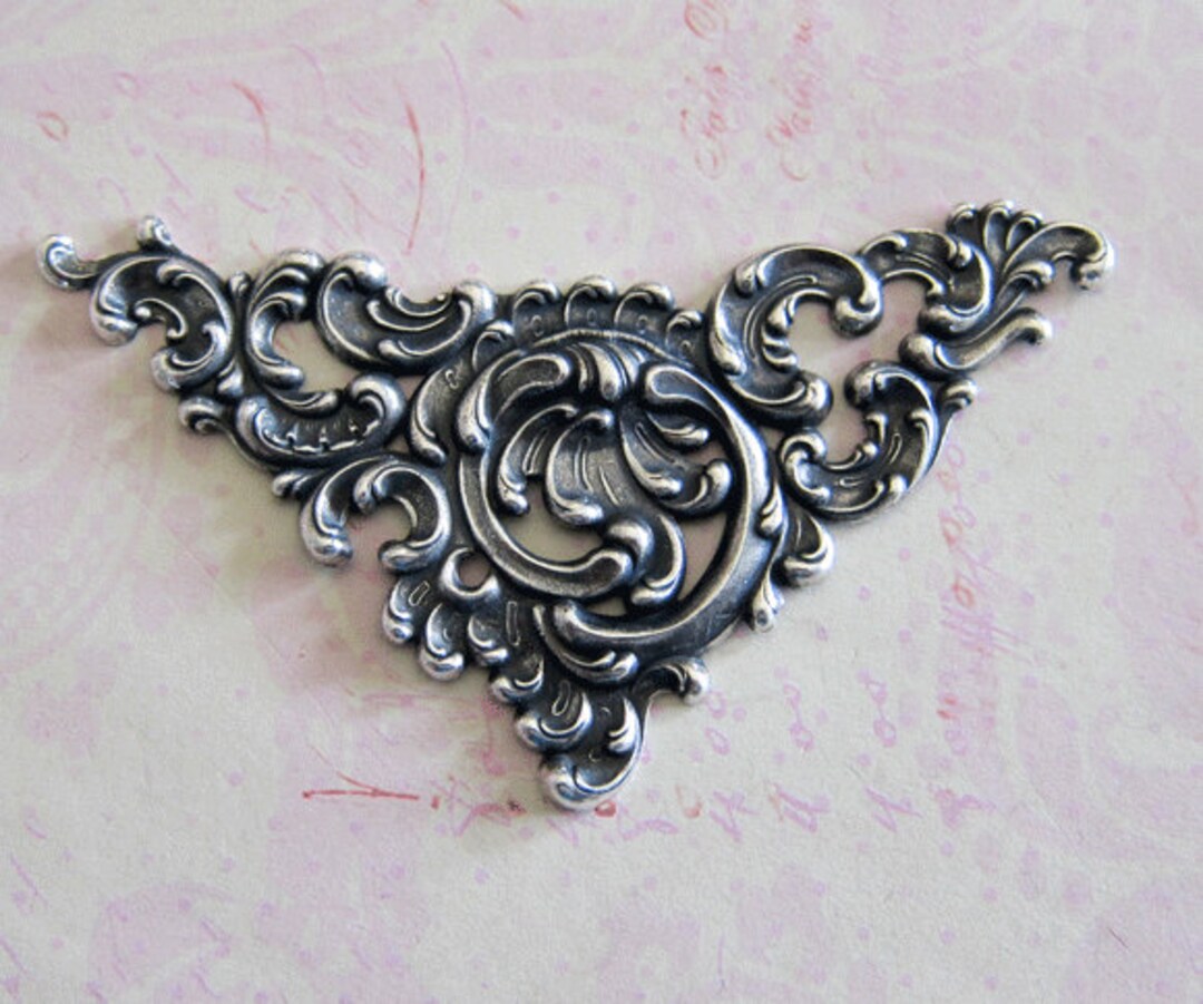 Large Silver Decorative Corner 3462 - Etsy