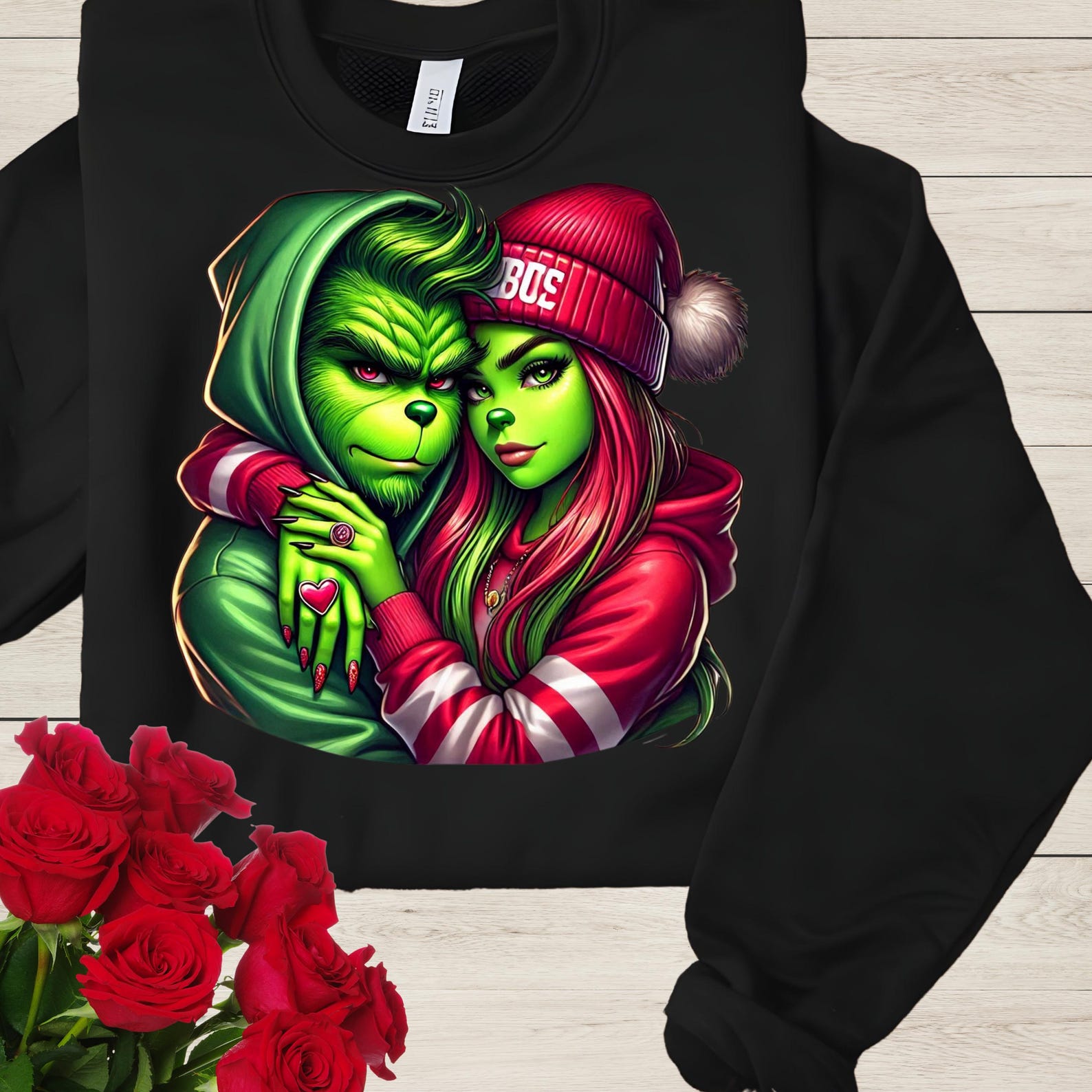 Grouchy Couples Png Design, Grinch Inspired Clipart,gifts for Christmas ...