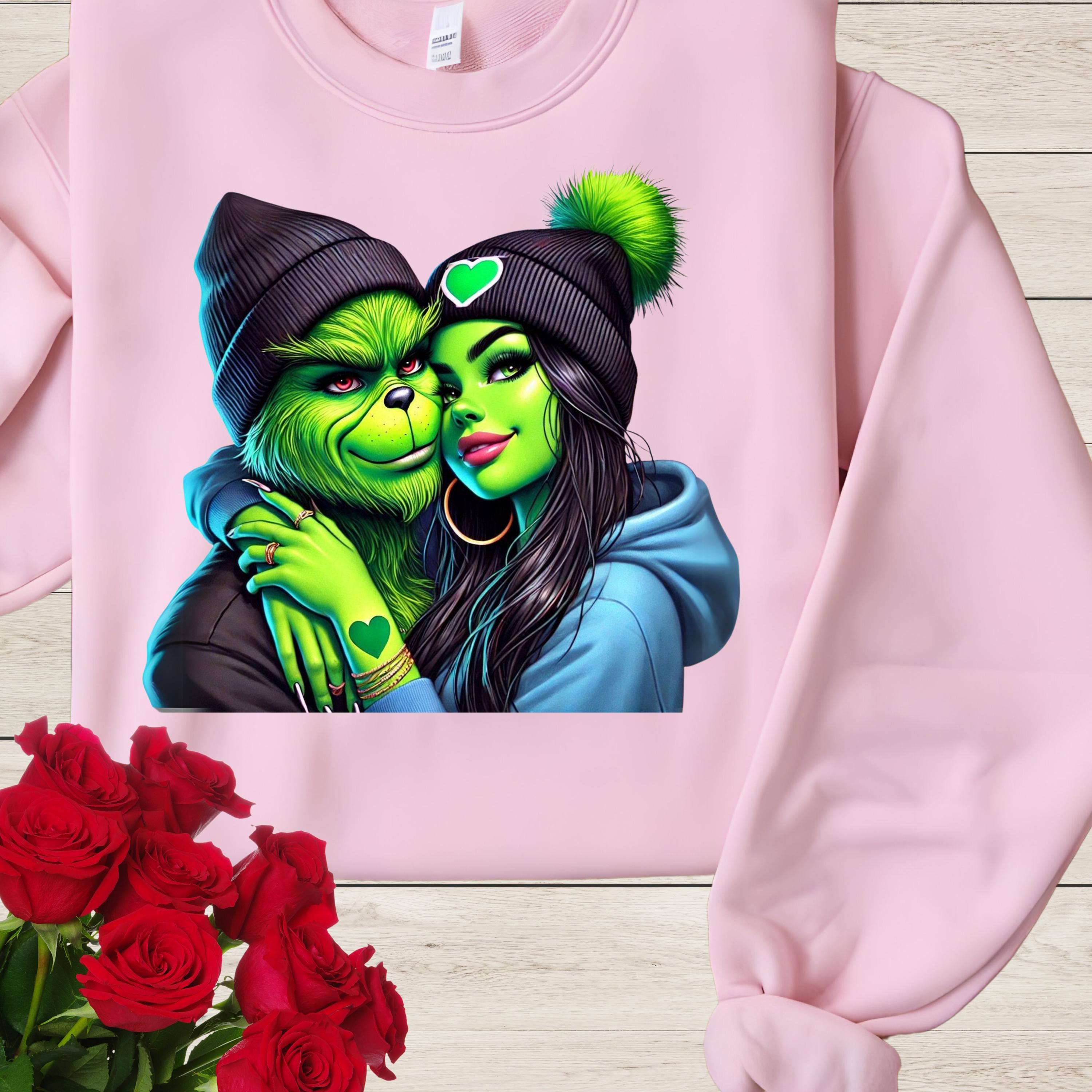 Grouchy Couples Png Design, Grinch Inspired Clipart,gifts for Christmas ...