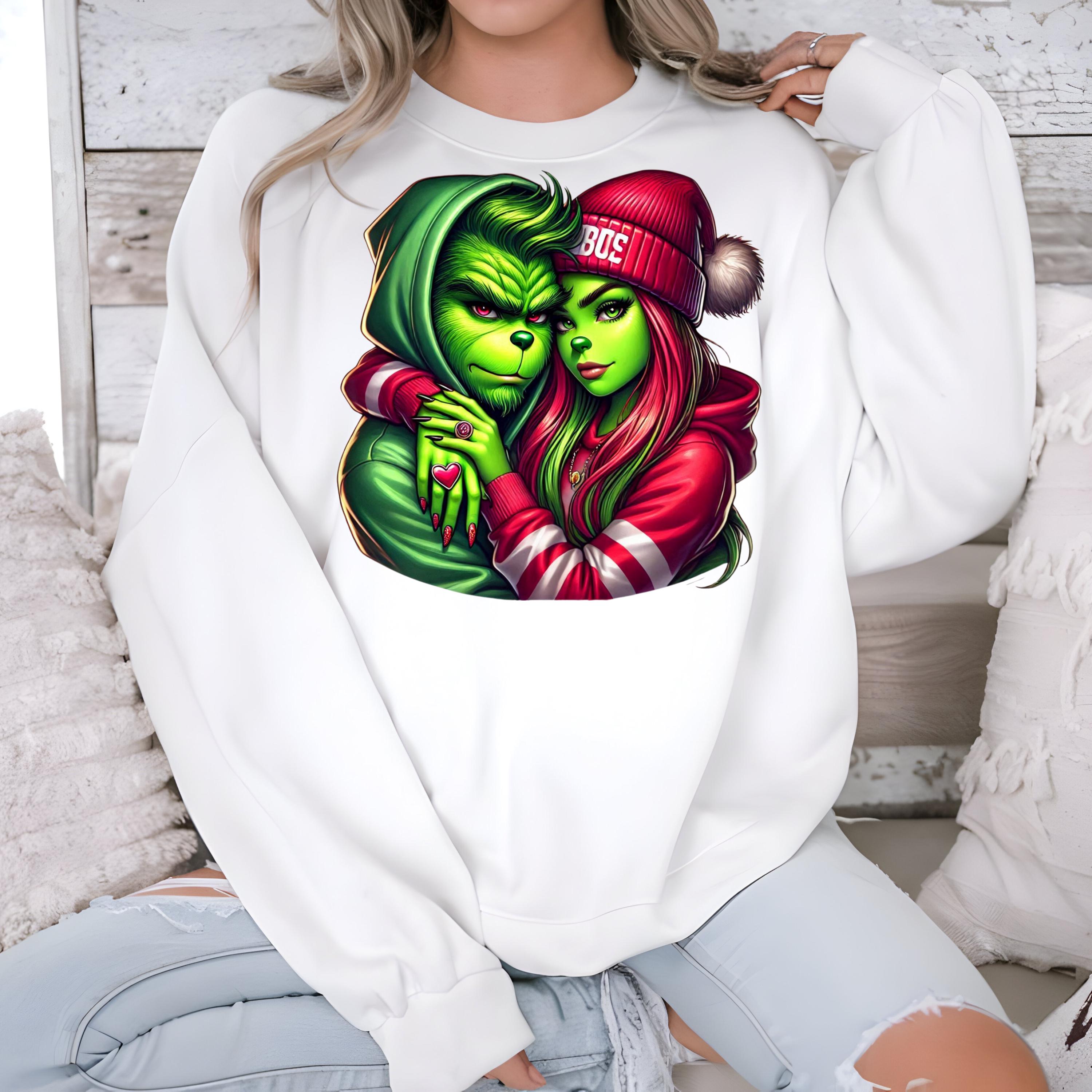 Grouchy Couples Png Design, Grinch Inspired Clipart,gifts for Christmas ...